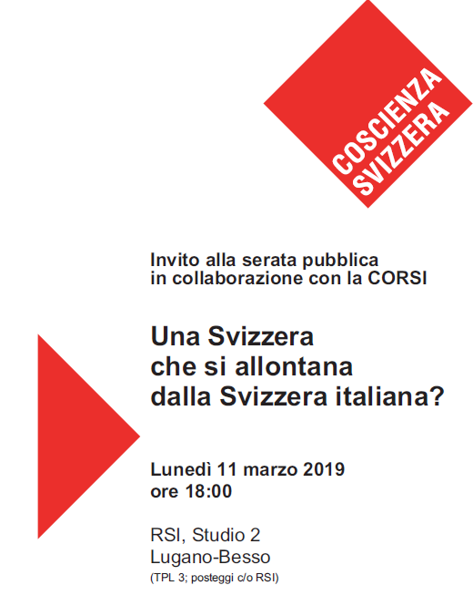 Una Svizzera che si allontana dalla Svizzera italiana?